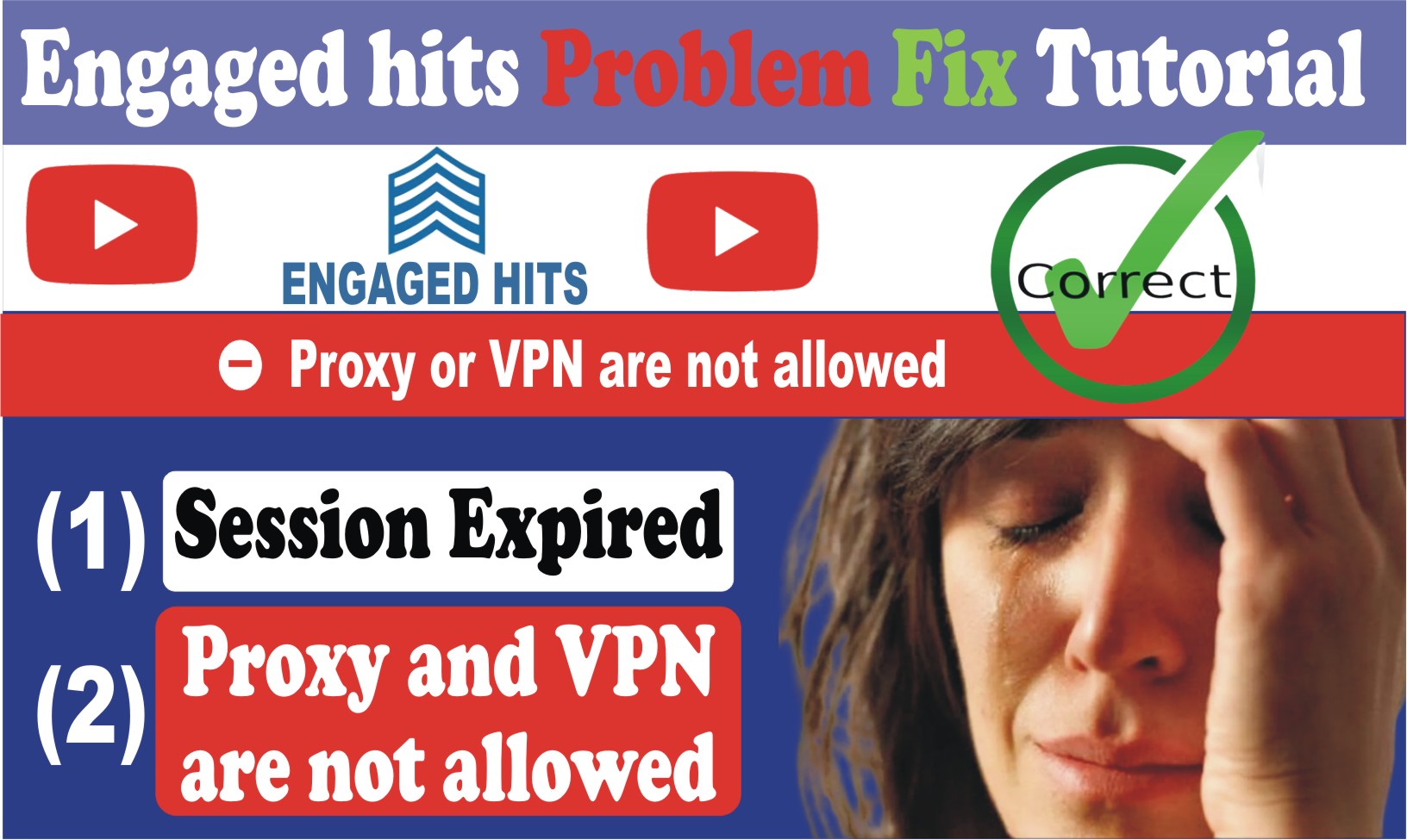 Engaged hits Tutorial || proxy or VPN are not allowed and session ...