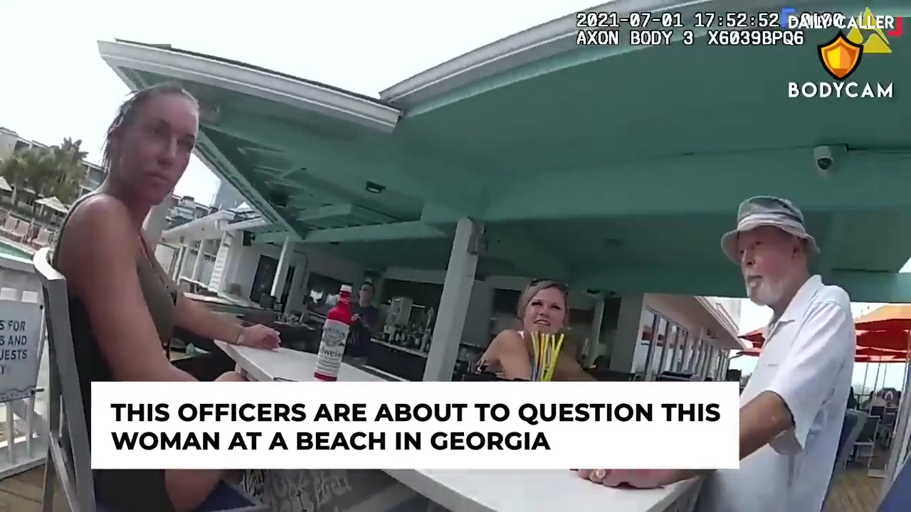 Bodycam Woman Arrested For Playing Wlth Herself On The Beach By