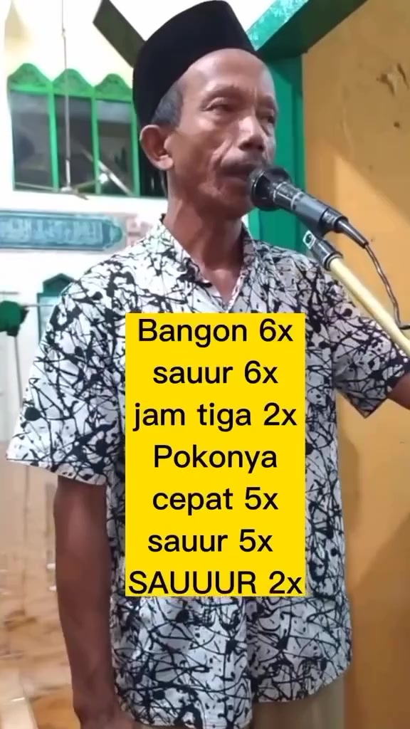 Hari Ke 11 Masih Semangat Bangunin Sahur - Febspot